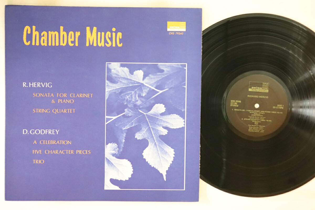・アーティスト Richard Hervig, Daniel Godfrey ・タイトル Chamber Music ・レーベル・型番 ORION ORS79340 ・フォーマット LPレコード ・コンディション(盤) 良い (VG+) ・...