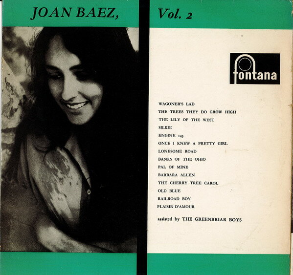 ・アーティスト Joan Baez ・タイトル Joan Baez, Vol. 2 ・レーベル・型番 Fontana TFL6025 ・フォーマット LPレコード ・コンディション(盤) 良い (VG+) ・コンディション(ジャケット) 良...