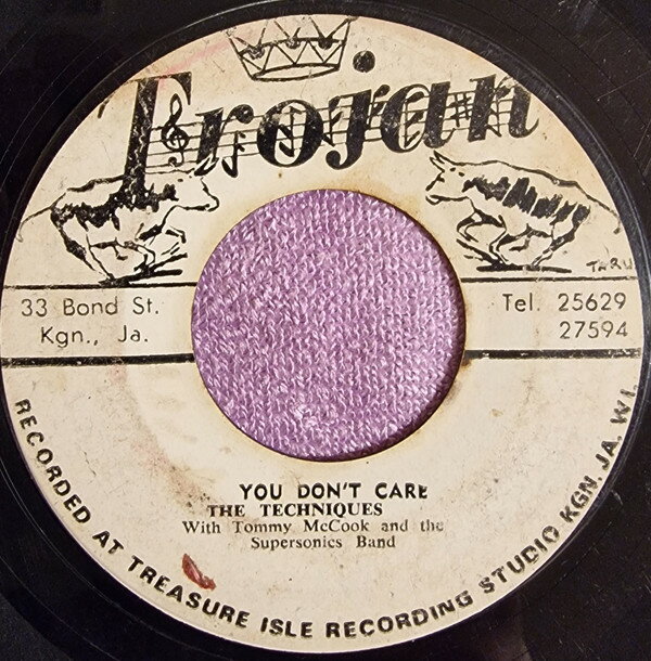 ・アーティスト Techniques, Tommy McCook & Supersonics / Tommy McCook & Supersonics ・タイトル You Don't Care / Don On Bond Street ・レ...