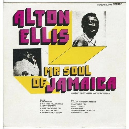 ・アーティスト Alton Ellis ・タイトル Mr Soul Of Jamaica ・レーベル・型番 Treasure Isle TILP007 ・フォーマット LPレコード ・コンディション(盤) 良い (VG+) ・コンディション...