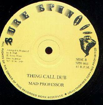 ・アーティスト Berris Bassa & Mad Professor ・タイトル Coming Home / Thing Call Dub ・レーベル・型番 Sure Spin SPN003 ・フォーマット 12インチレコード ・コンデ...