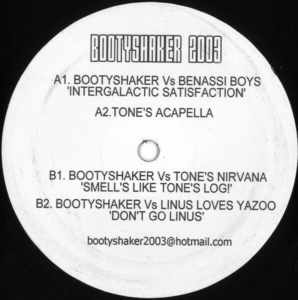 ・アーティスト Bootyshaker ・タイトル Bootyshaker 2003 ・レーベル・型番 Bootyshaker BS003 ・フォーマット 12インチレコード ・コンディション(盤) 良い (VG+) ・コンディション(ジャ...