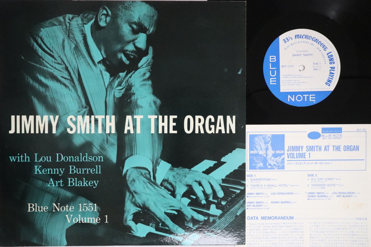 ・アーティスト Jimmy Smith ・タイトル Jimmy Smith At The Organ Volume 1 ・レーベル・型番 BLUE NOTE BLP1551 ・フォーマット LPレコード ・コンディション(盤) 良い (VG...