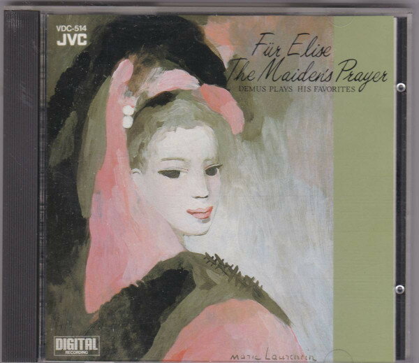 ・アーティスト J?rg Demus ・タイトル Fur Elise ? The Maiden's Prayer - Demus Plays His Favorites ・レーベル・型番 JVC VDC514 ・フォーマット CD ・コンデ...