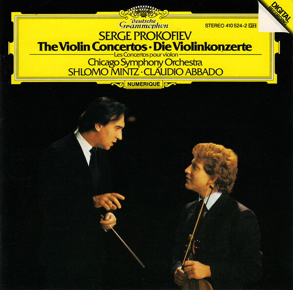 ・アーティスト Prokofiev, Mintz, Abbado; Cso ・タイトル Violin Concerti 1 & 2 ・レーベル・型番 Deutsche Grammophon 4105242 ・フォーマット CD ・コンディシ...