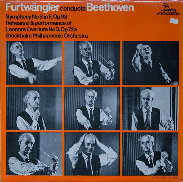 ・アーティスト Wilhelm Furtw?ngler Conducts Ludwig van Beethoven , Stockholms Filharmoniska Orkester ・タイトル Symphony No 8 In F, ...