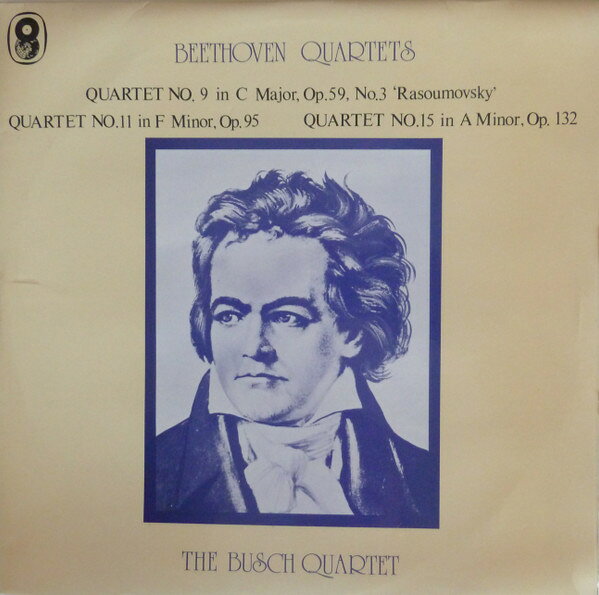 ・アーティスト Busch Quartet / Ludwig van Beethoven ・タイトル Beethoven Quartets ・レーベル・型番 World Records SH272 ・フォーマット LPレコード ・コンディシ...