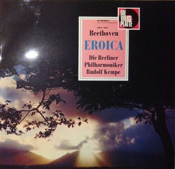 ・アーティスト Ludwig van Beethoven, Berliner Philharmoniker, Rudolf Kempe ・タイトル Beethoven Eroica ・レーベル・型番 Die Volksplatte SMVP...