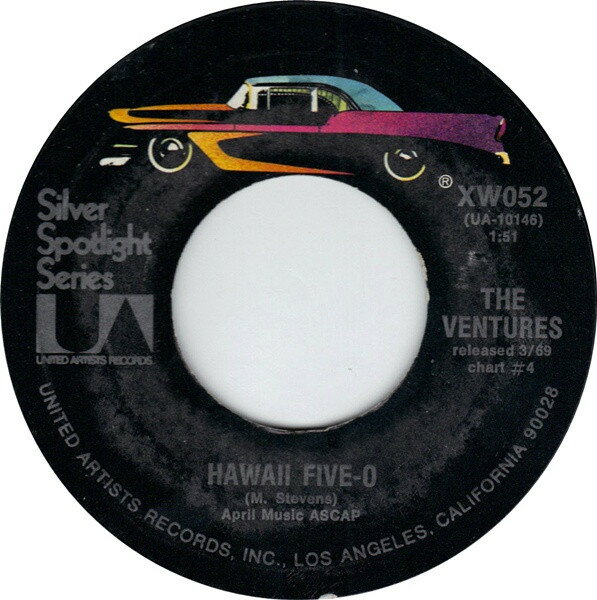・アーティスト Ventures ・タイトル Hawaii Five-O / Walk-Don't Run, 1964 ・レーベル・型番 United Artists Records XW052 ・フォーマット 7インチレコード ・コンディ...