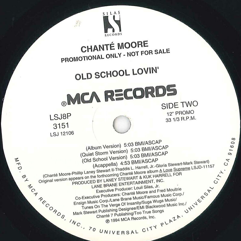 ・アーティスト Chante Moore ・タイトル Old School Lovin' ・レーベル・型番 MCA LSJ8P3151PROMO ・フォーマット 12インチレコード ・コンディション(盤) 良い (VG+) ・コンディション...