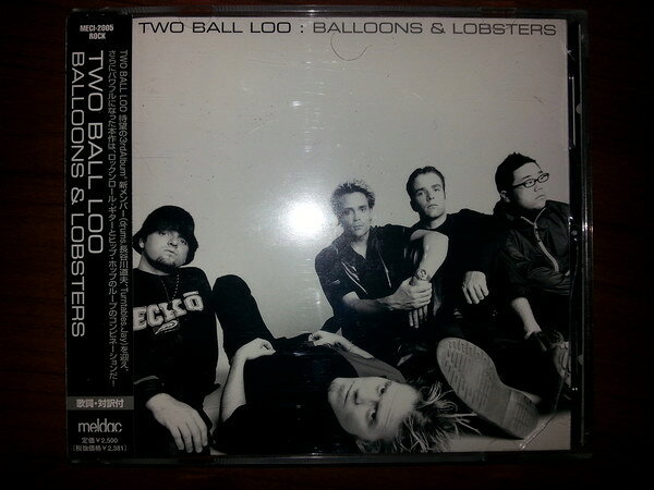 ・アーティスト Two Ball Loo ・タイトル Balloons & Lobsters ・レーベル・型番 MELDAC MECI2005 ・フォーマット CD ・コンディション(盤) 非常に良い(EX) ・コンディション(ジャケット)...