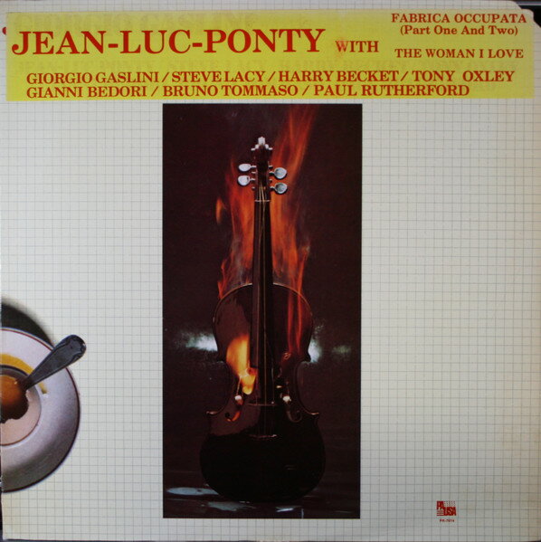 ・アーティスト Jean ・タイトル Jean-Luc Ponty Meets Giorgio Gaslini ・レーベル・型番 PAUSA PR7014 ・フォーマット LPレコード ・コンディション(盤) 良い (VG+) ・コンディシ...