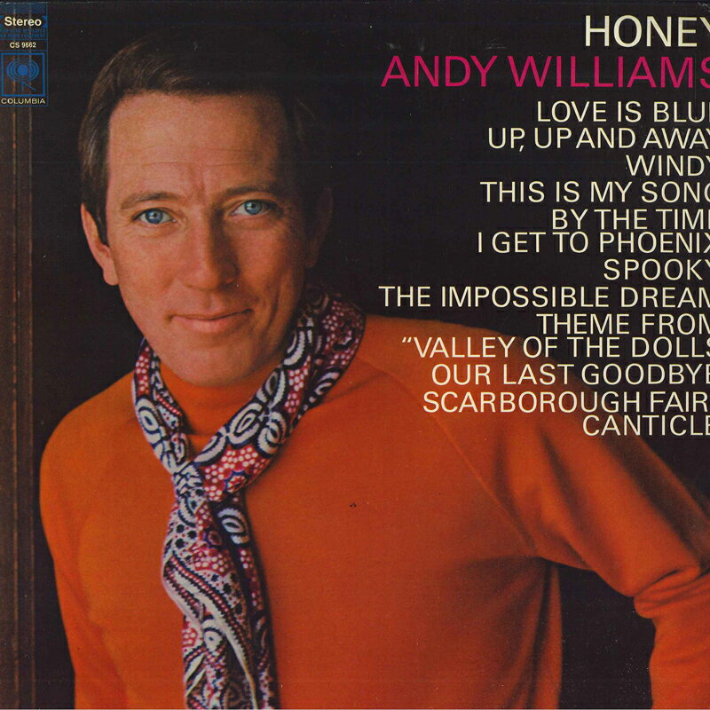 ・アーティスト Andy Williams ・タイトル Honey ・レーベル・型番 COLUMBIA CS9662 ・フォーマット LPレコード ・コンディション(盤) 良い (VG+) ・コンディション(ジャケット) 良い (VG+) ...