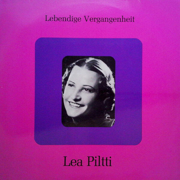・アーティスト Lea Piltti ・タイトル Lebendige Vergangenheit - Lea Piltti ・レーベル・型番 Lebendige Vergangenheit LV199 ・フォーマット LPレコード ・コンデ...