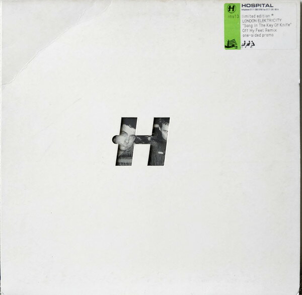 ・アーティスト London Elektricity ・タイトル Song In The Key Of Knife (Off My Feet Remix) ・レーベル・型番 Hospital Records NHS13 ・フォーマット 12...