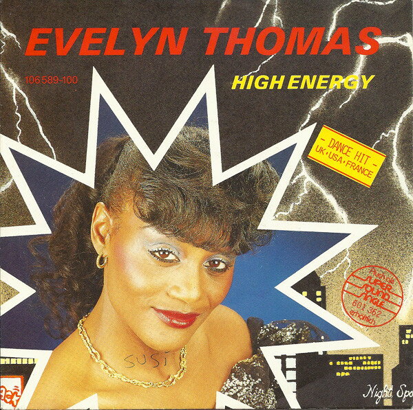 ・アーティスト Evelyn Thomas ・タイトル High Energy ・レーベル・型番 ARIOLA, RECORD SHACK 106589 ・フォーマット 7インチレコード ・コンディション(盤) 良い (VG+) ・コンディ...