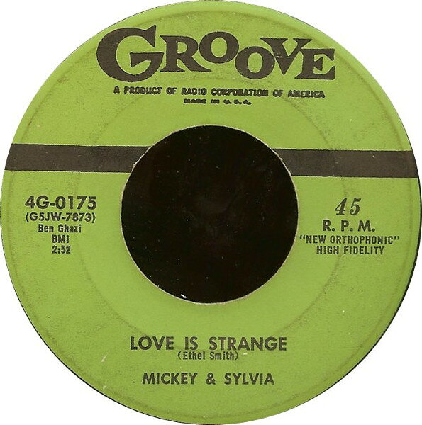・アーティスト Mickey & Sylvia ・タイトル Love Is Strange / I'm Going Home ・レーベル・型番 Groove 4G0175 ・フォーマット 7インチレコード ・コンディション(盤) 良い (V...