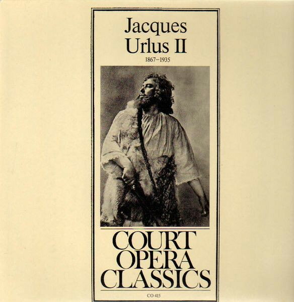 ・アーティスト Jacques Urlus ・タイトル Jacques Urlus II ・レーベル・型番 Court Opera Classics CO415 ・フォーマット LPレコード ・コンディション(盤) 非常に良い(EX) ・コ...