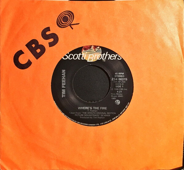 ・アーティスト Tim Feehan / Lion (5) ・タイトル Where's The Fire / Never Surrender ・レーベル・型番 Scotti Bros. Records ZS406315 ・フォーマット 7イ...