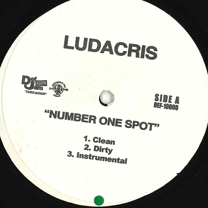 ・アーティスト Ludacris ・タイトル Number One Spot / Spur Of The Moment ・レーベル・型番 DEF JAM SOUTH DEF10000 ・フォーマット 12インチレコード ・コンディション(盤...