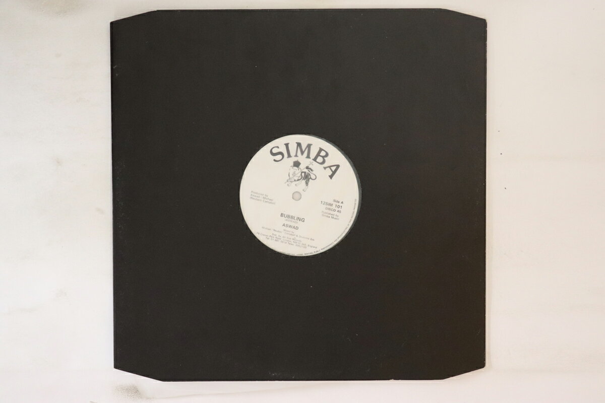 ・アーティスト Aswad ・タイトル Bubbling / Dubbling ・レーベル・型番 SIMBA 12SIM101 ・フォーマット 12インチレコード ・コンディション(盤) 非常に良い(EX) ・コンディション(ジャケット) ...