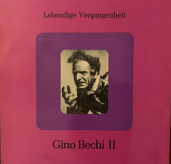 ・アーティスト Gino Bechi ・タイトル Gino Bechi II ・レーベル・型番 Lebendige Vergangenheit LV1363 ・フォーマット LPレコード ・コンディション(盤) 非常に良い(EX) ・コンデ...