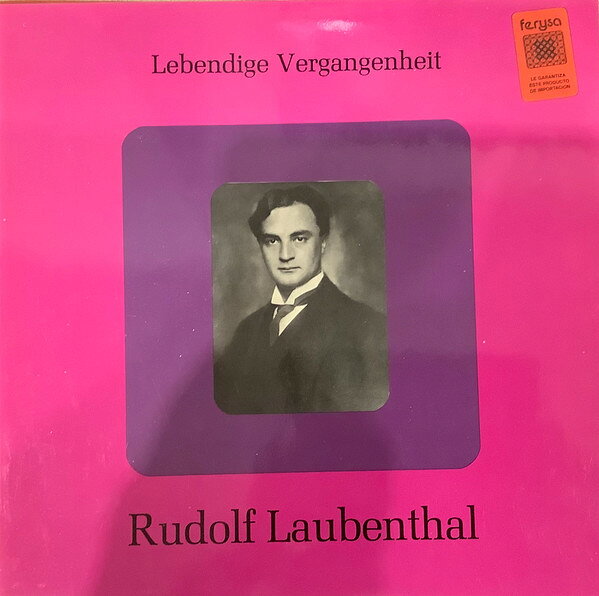 ・アーティスト Rudolf Laubenthal ・タイトル Rudolf Laubenthal ・レーベル・型番 Lebendige Vergangenheit LV213 ・フォーマット LPレコード ・コンディション(盤) 良い (...