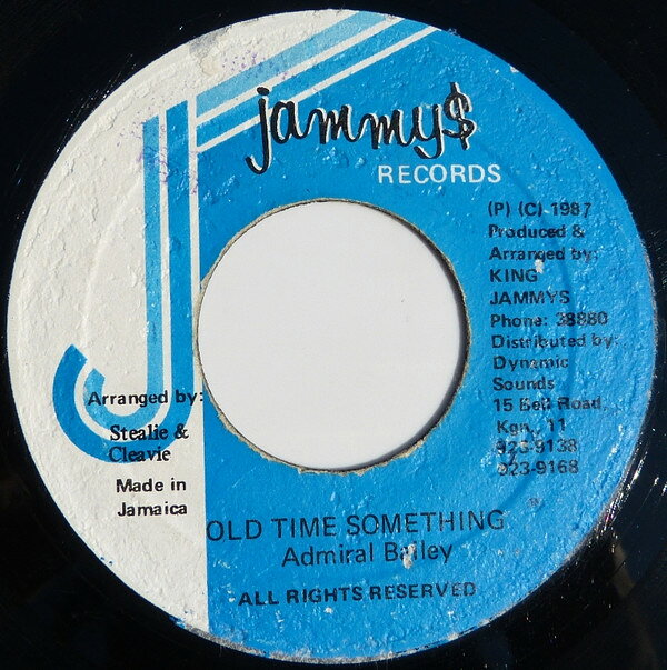 ・アーティスト Admiral Bailey ・タイトル Old Time Something ・レーベル・型番 Jammy's Records NONE ・フォーマット 7インチレコード ・コンディション(盤) 可 (VG) ・コンディシ...