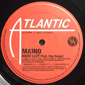 ・アーティスト Maino ・タイトル Hood Love / Hi Hater Remix ・レーベル・型番 Atlantic STAT516441 ・フォーマット 12インチレコード ・コンディション(盤) 可 (VG) ・コンディショ...