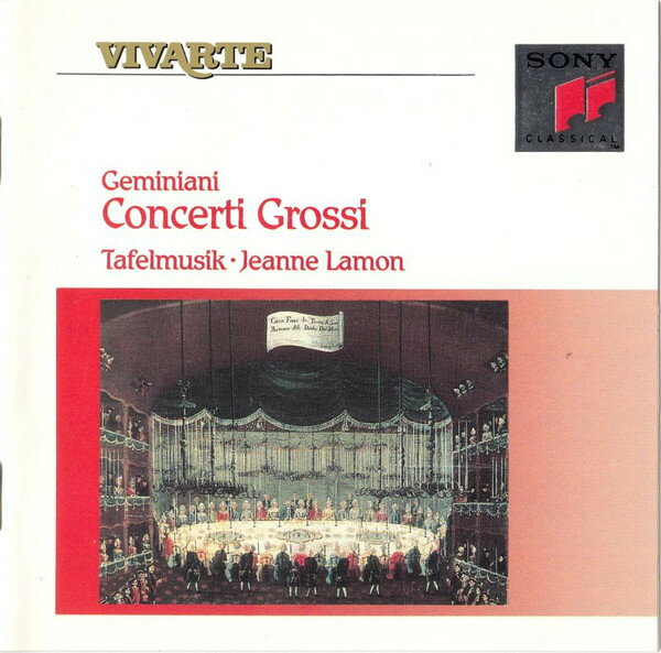 ・アーティスト Geminiani - Tafelmusik, Jeanne Lamon ・タイトル Concerti Grossi ・レーベル・型番 Sony Classical SK48043,SK48043 ・フォーマット CD ・コ...