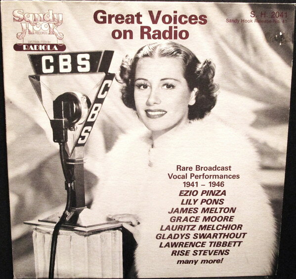 ・アーティスト Various ・タイトル Great Voices On Radio ・レーベル・型番 Sandy Hook Records SH2041 ・フォーマット LPレコード ・コンディション(盤) 非常に良い(EX) ・コンデ...