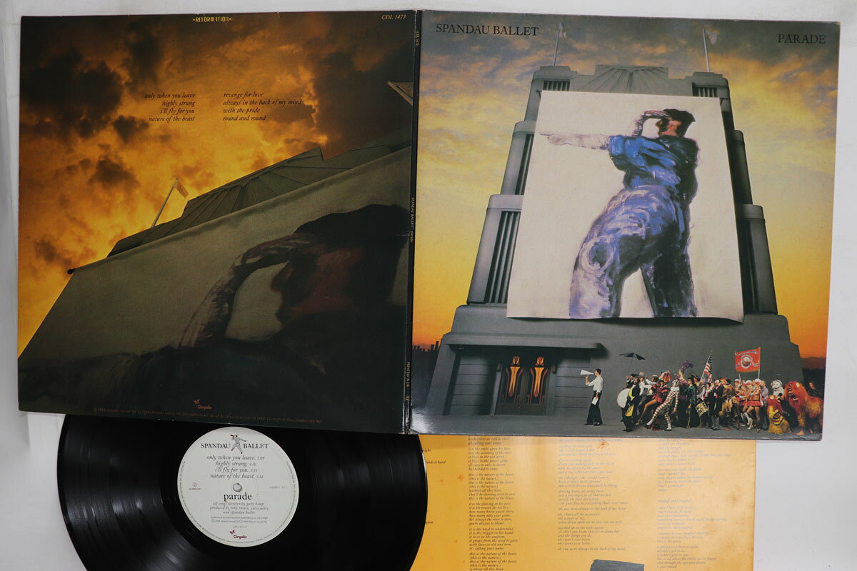 ・アーティスト Spandau Ballet ・タイトル Parade ・レーベル・型番 REFORMATION CDL1473 ・フォーマット LPレコード ・コンディション(盤) 良い (VG+) ・コンディション(ジャケット) 良い ...