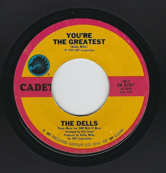 ・アーティスト Dells ・タイトル You're The Greatest / The Glory Of Love ・レーベル・型番 Cadet CA5707 ・フォーマット 7インチレコード ・コンディション(盤) 良い (VG+) ...