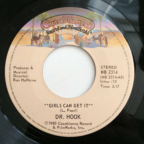 ・アーティスト Dr. Hook ・タイトル Girls Can Get It ・レーベル・型番 Casablanca NB2314 ・フォーマット 7インチレコード ・コンディション(盤) 良い (VG+) ・コンディション(ジャケット)...