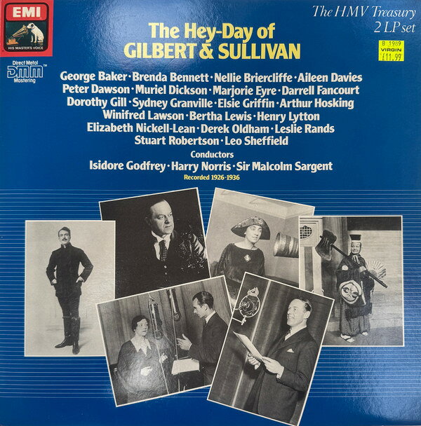 ・アーティスト Various ・タイトル The Hey-Day of Gilbert & Sullivan ・レーベル・型番 EMI EX2904803 ・フォーマット LPレコード ・コンディション(盤) 非常に良い(EX) ・コンデ...