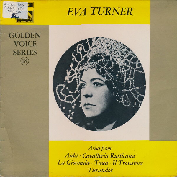・アーティスト Eva Turner ・タイトル Arias ・レーベル・型番 His Master's Voice HQM1209 ・フォーマット LPレコード ・コンディション(盤) 非常に良い(EX) ・コンディション(ジャケット) ...