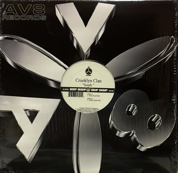 ・アーティスト Crooklyn Clan ・タイトル South ・レーベル・型番 AV8 Records AV130 ・フォーマット 12インチレコード ・コンディション(盤) 良い (VG+) ・コンディション(ジャケット) 良い (...