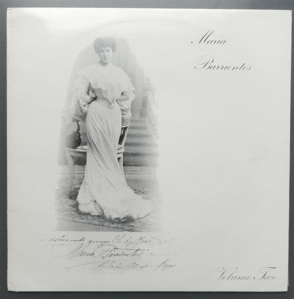 ・アーティスト Maria Barrientos ・タイトル Maria Barrientos Volume Two ・レーベル・型番 Rubini Records GV545 ・フォーマット LPレコード ・コンディション(盤) 非常に良...