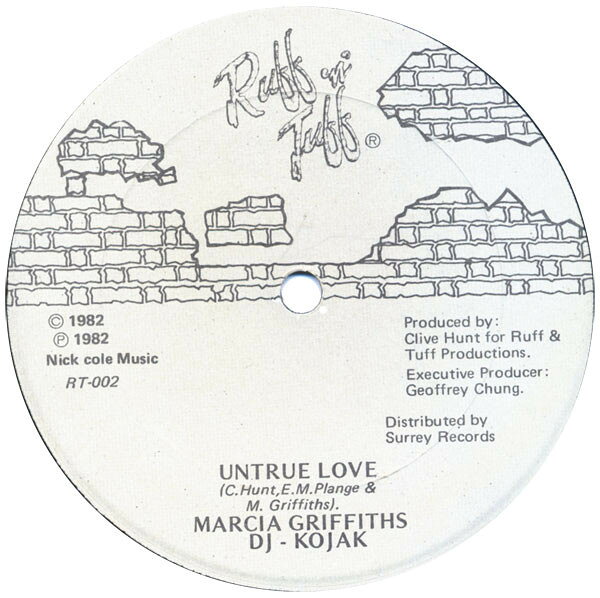 ・アーティスト Marcia Griffiths ・タイトル Untrue Love ・レーベル・型番 RUFF & TUFF RT002 ・フォーマット 12インチレコード ・コンディション(盤) 良い (VG+) ・コンディション(ジャ...