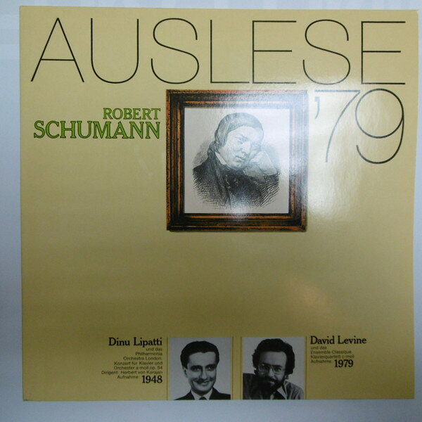 ・アーティスト Robert Schumann ・タイトル Auslese '79 ・レーベル・型番 Auslese F666823O ・フォーマット LPレコード ・コンディション(盤) 非常に良い(EX) ・コンディション(ジャケット)...