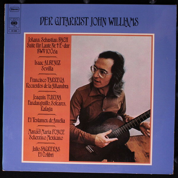 ・アーティスト John Williams ・タイトル Der Gitarrist John Williams ・レーベル・型番 CBS 61594 ・フォーマット LPレコード ・コンディション(盤) 非常に良い(EX) ・コンディション...