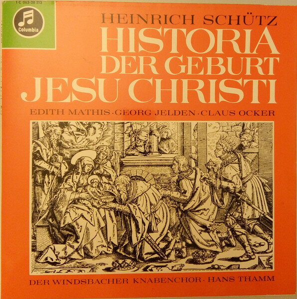 ・アーティスト Heinrich Sch?tz - Edith Mathis , Georg Jelden , Claus Ocker , Windsbacher Knabenchor , Hans Thamm ・タイトル Historia...