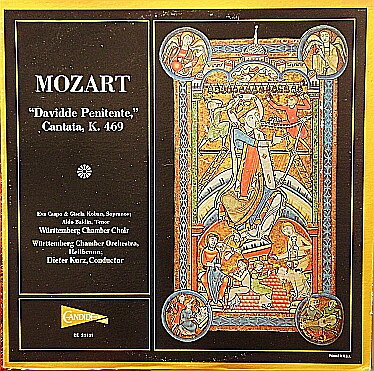・アーティスト Wolfgang Amadeus Mozart - W?rttembergischer Kammerchor, W?rttembergisches Kammerorchester, Dieter Kurz ・タイトル Dav...