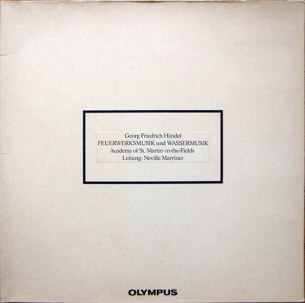 ・アーティスト Georg Friedrich H?ndel ・タイトル Feuerwerksmusik Und Wassermusik ・レーベル・型番 Et Cetera Records ZRG3584 ・フォーマット LPレコード ・...