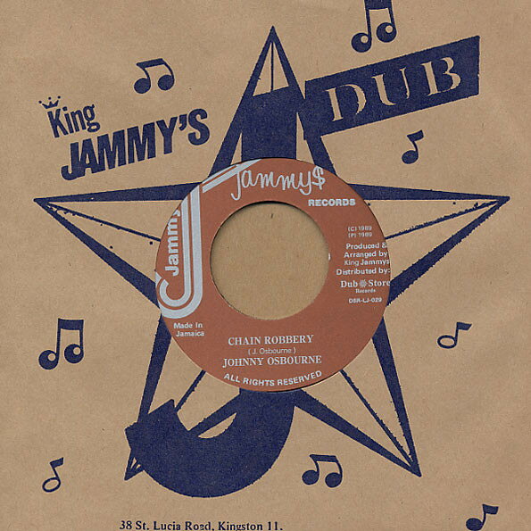 ・アーティスト Johnny Osbourne ・タイトル Chain Robbery ・レーベル・型番 Jammy's Records DSRLJ029 ・フォーマット 7インチレコード ・コンディション(盤) 良い (VG+) ・コンデ...