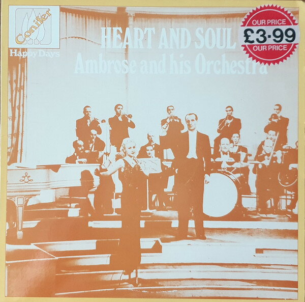 ・アーティスト Ambrose & His Orchestra ・タイトル Heart And Soul ・レーベル・型番 Conifer CHD124 ・フォーマット LPレコード ・コンディション(盤) 良い (VG+) ・コンディショ...