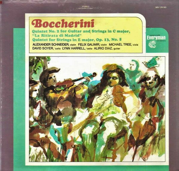 ・アーティスト Alexander Schneider, Felix Galimir, Michael Tree, David Soyer, Lynn Harrell, Alirio D?az ・タイトル Boccherini ・レーベル・...