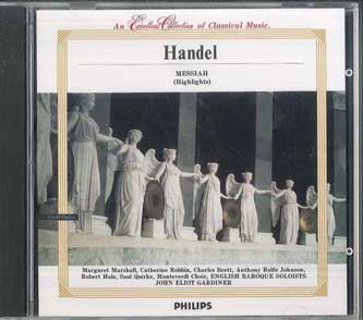 ・アーティスト Monteverdi Choir, English Baroque Soloists, John Eliot Gardiner ・タイトル ヘンデル : メサイア ・レーベル・型番 PHILIPS MP156 ・フォーマット...