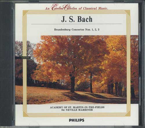 ・アーティスト Academy Of St. Martin-in-the-Fields, Sir Neville Marriner ・タイトル バッハ : ブランデンブルク協奏曲第1番, 第2番, 第3番 ・レーベル・型番 PHILIPS ...