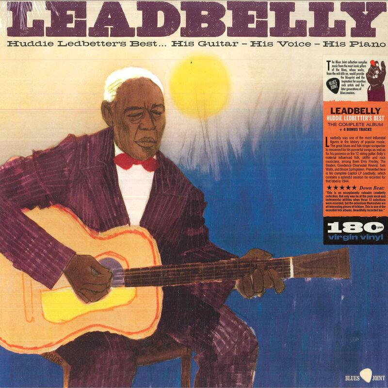 ・アーティスト Leadbelly ・タイトル Huddie Ledbetter's Best... His Guitar - His Voice - His Piano (180g) ・レーベル・型番 Blues Joint 8032 ・...